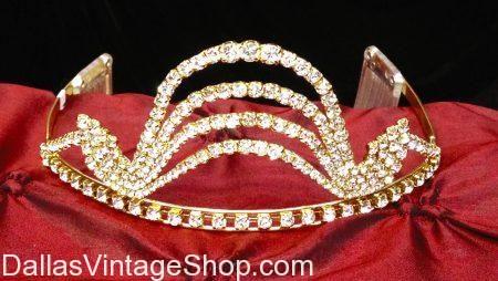 Trendy Modern Tiaras, Elegant Formal Accessories - Dallas Vintage ...