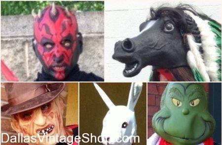 Latex Masks; Halloween, Horror, Character, Cosplay