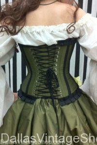 Women's Lace up the Back Corsets in Matching Colors